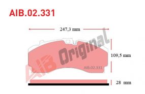 WVA29331 – 29331 – WVA 29331 – 2271804 – K007243 – Brake Pad – AIBORIGINAL